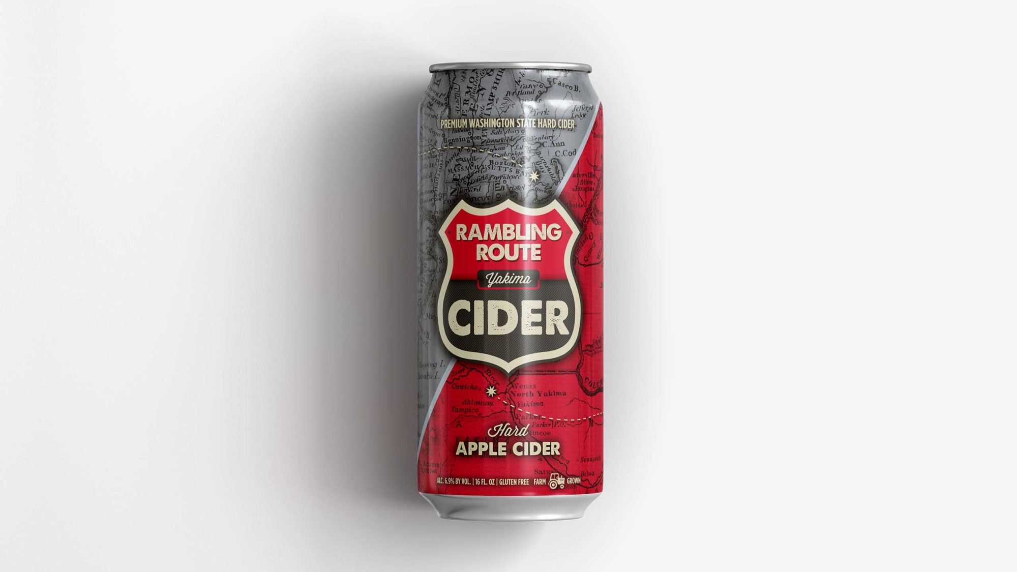 Rambling Route Cider Label Design & Packaging - Doubleknot Creative